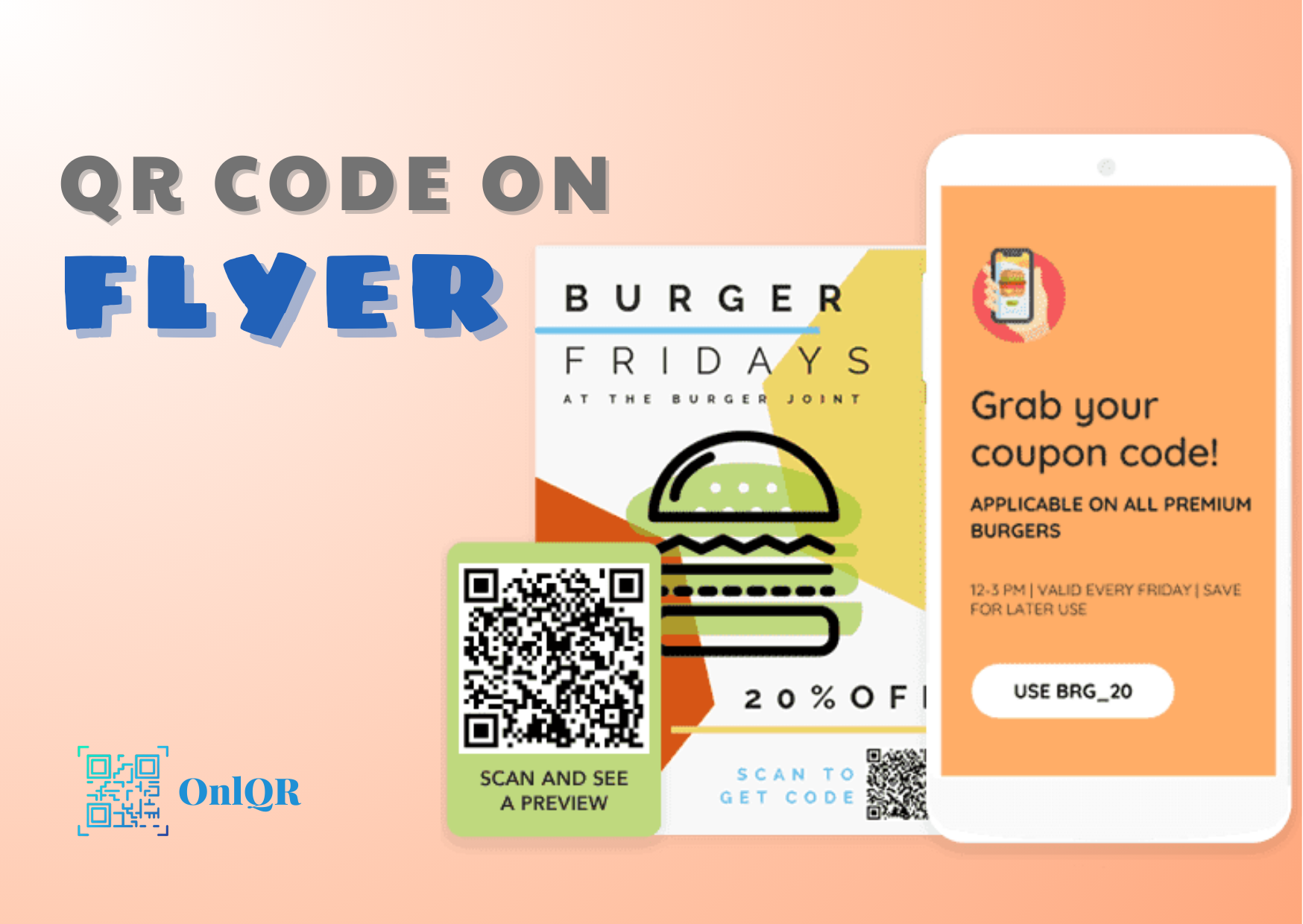 QR Code on Flyer | Create Your Free QR Code With OnlQR