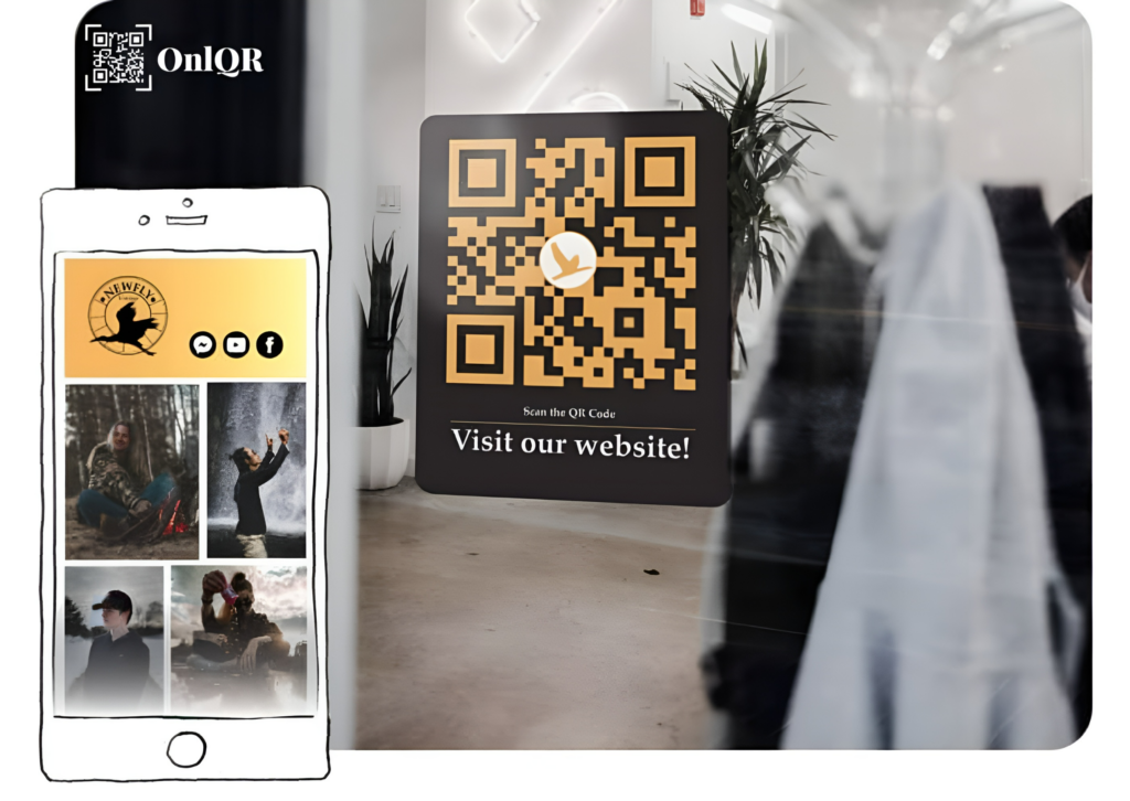 QR Code on Window | Create Your Free QR Code With OnlQR